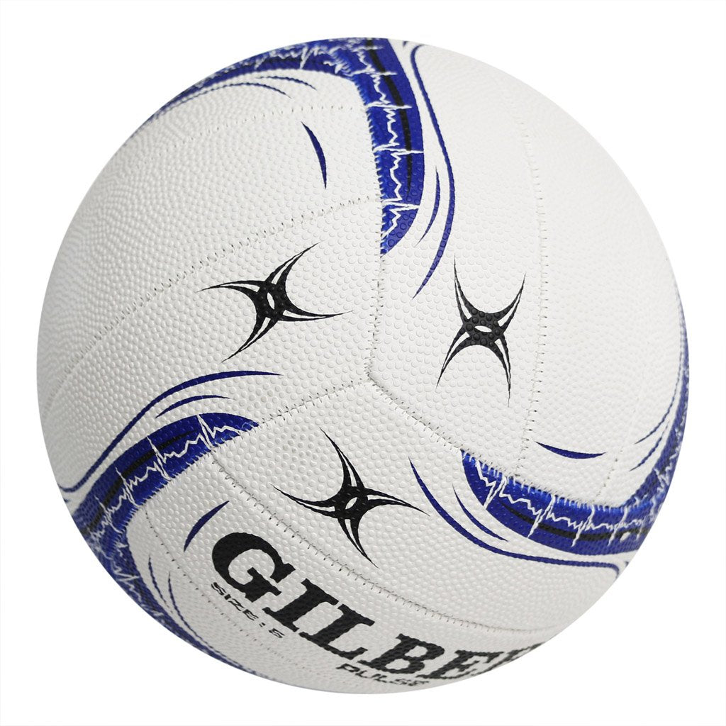Gilbert Netball 25 Pulse White – BBSportsNZ