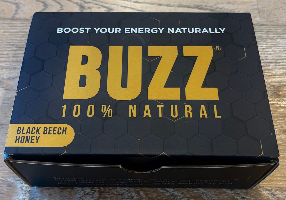 Buzz Natural Honey Nutrition 35g – BBSportsNZ