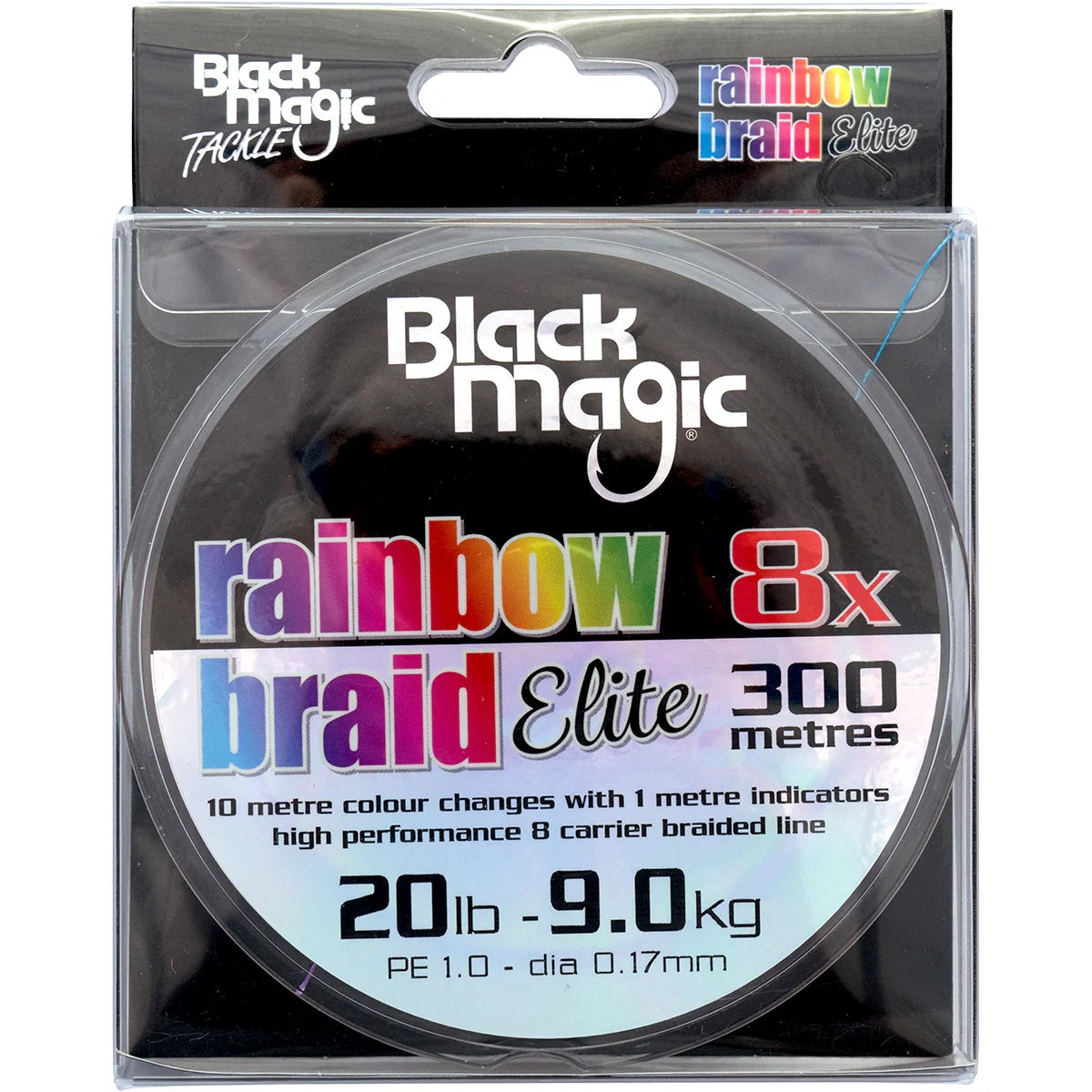 Black Magic Rainbow Braid Elite 8X – BBSportsNZ